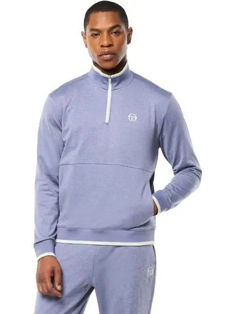 SERGIO TACCHINI Nuvola Quarter Zip Performance Pullover - Heron