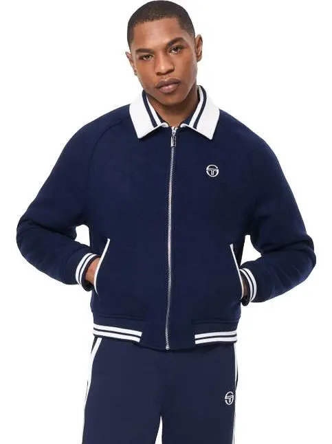 SERGIO TACCHINI Marco Varsity Jacket - Maritime Blue