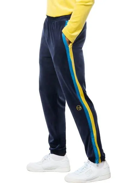 SERGIO TACCHINI Banda Velour Track Pant - Maritime Blue