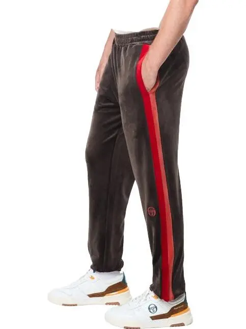 SERGIO TACCHINI Banda Velour Track Pant - Mulch