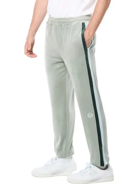SERGIO TACCHINI Banda Velour Track Pant - Slate Gray