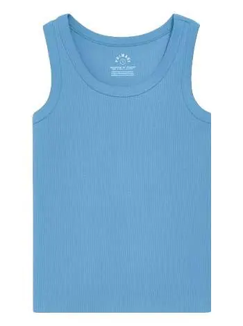 PRIMARY Ribbed Knit Tank Top - Cornflower