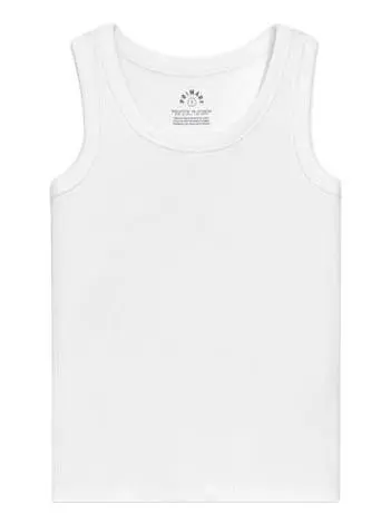 PRIMARY Fit Rib Tank - White
