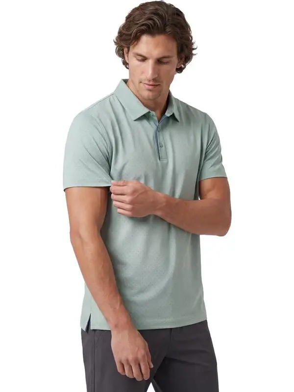 JACK ARCHER Clubhouse Performance Polo - Storm Green Sweetspot