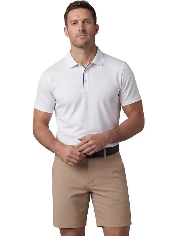 JACK ARCHER Clubhouse Performance Polo - White Driveline