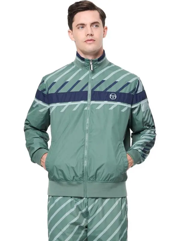 SERGIO TACCHINI Quadretto Track Jacket - Duck Green