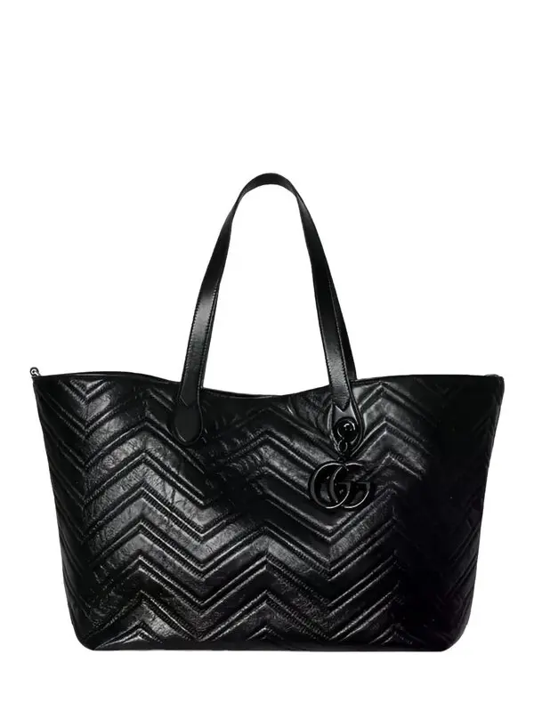 Gucci Large Gg Marmont Tote Bag - Black