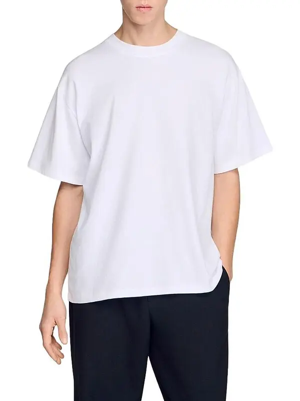 Sandro Logo Tee - White