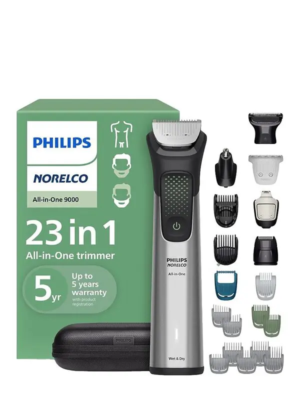 PHILIPS Norelco All-in-one 9000 Series 23-piece Trimmer - Black