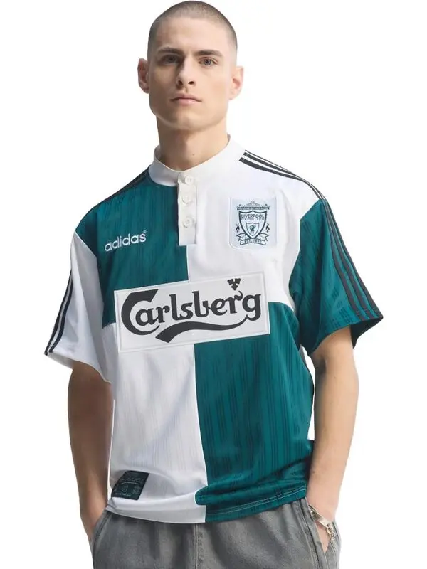 Adidas Liverpool Fc Away Jersey 95 - White / Rich Green