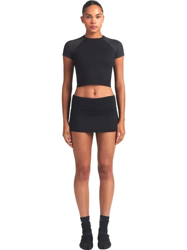 Nike Airy Fold-over Waistband Skort - Black