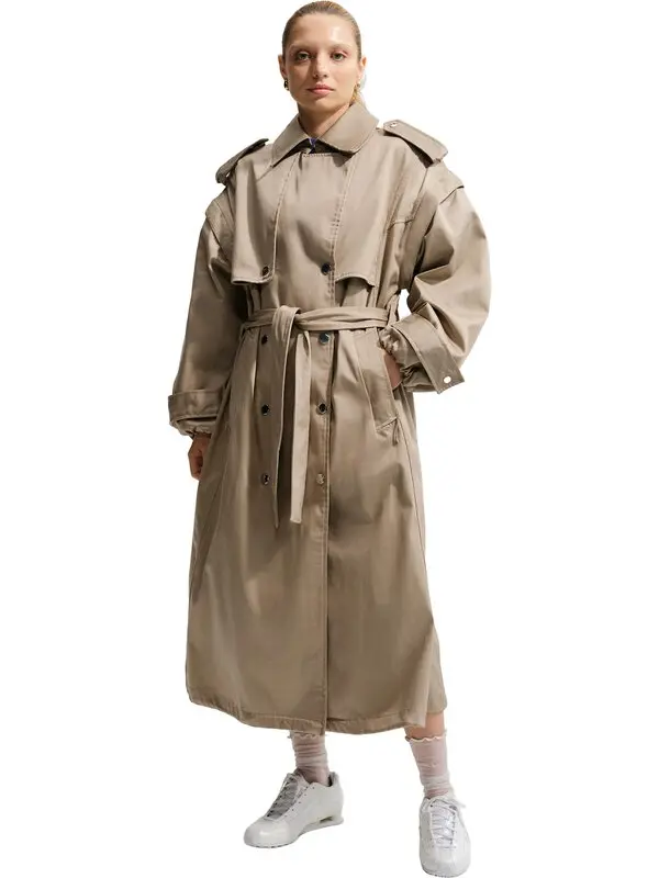 Nike Sportswear Airreverent Trench Coat - Brown