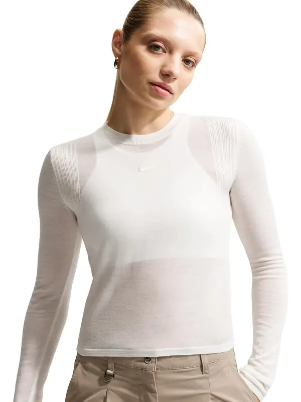 Nike Sportswear Airreverent Long-sleeve Top - White