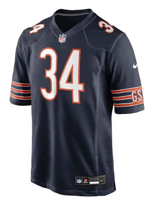 Nike Walter Payton Retired Nfl Game Jersey - Blue