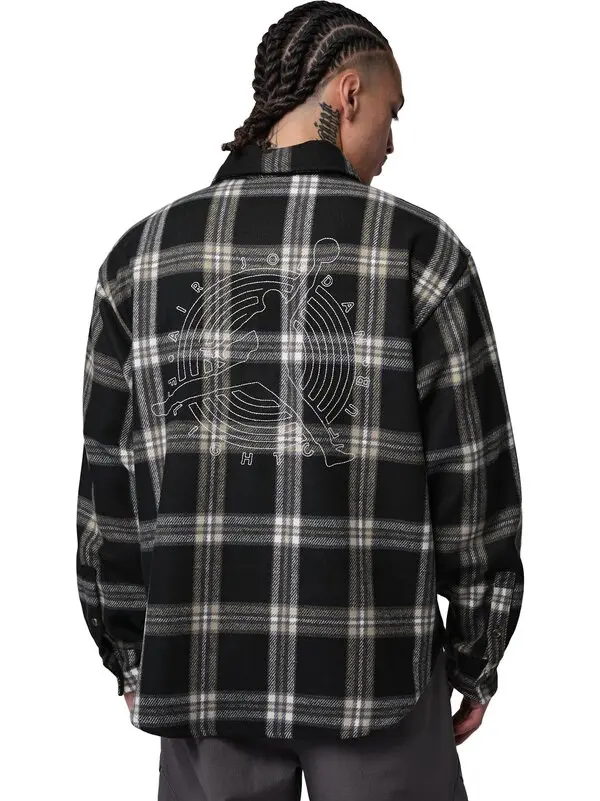 JORDAN Flight Flannel Shirt - Black