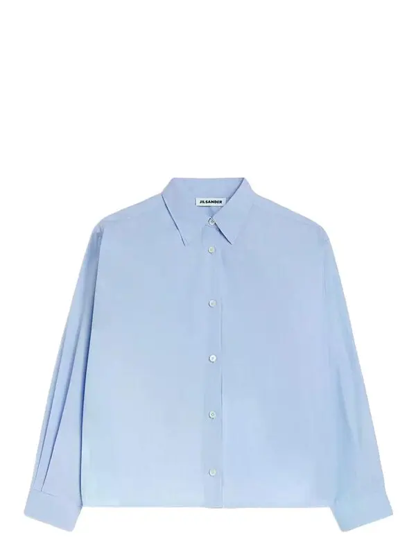 JIL SANDER Fil-à-fil Shirt - Blue
