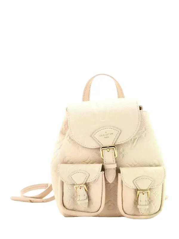 LOUIS VUITTON Monogram Empreinte Leather Backpack - Neutrals