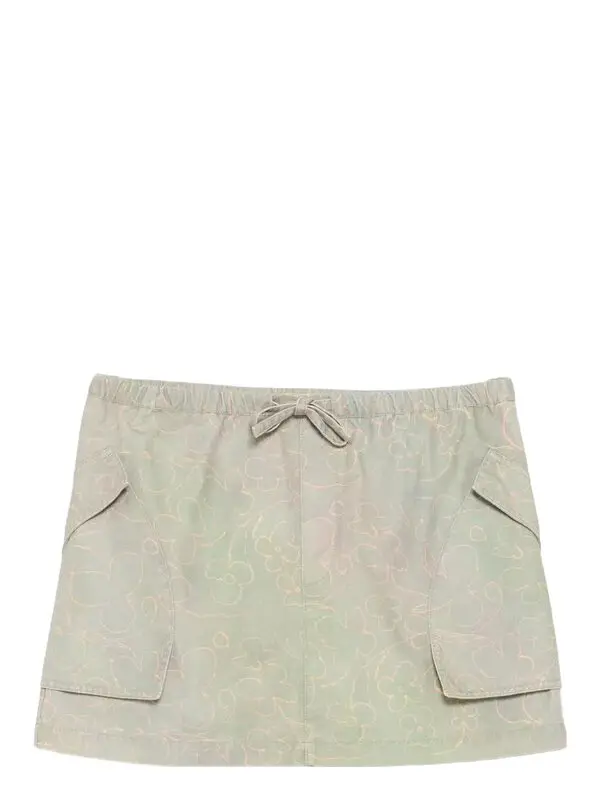 JNBY Floral-print Mini Skirt - Grey