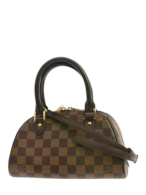 LOUIS VUITTON 2005 Mini Riviera Damier-pattern Tote - Brown