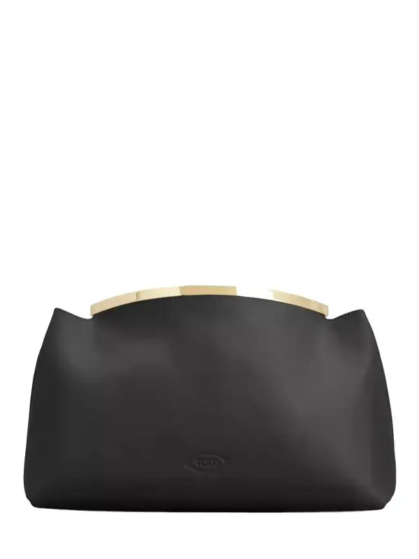TOD'S Leather Clutch - Black