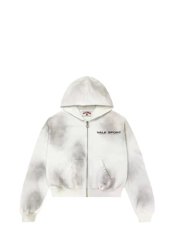 VALE FOREVER Zip-up Hoodie - White