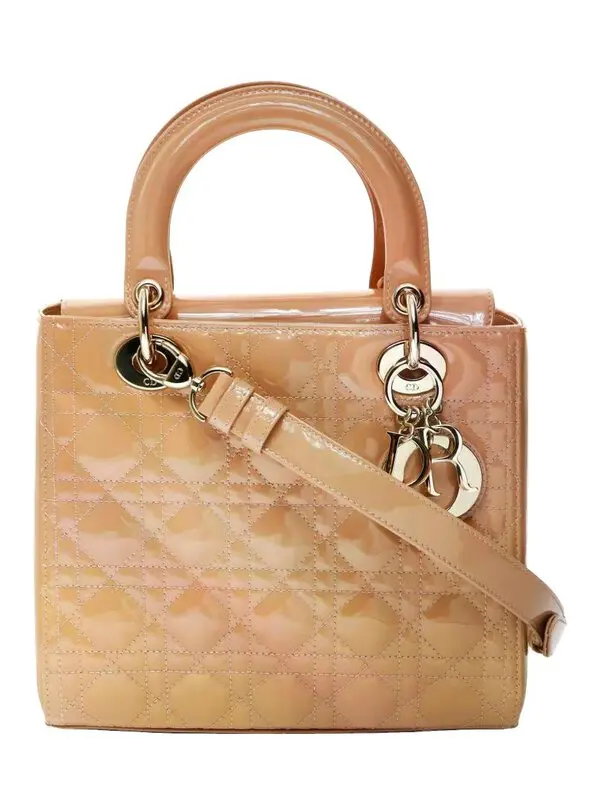 Dior Lady Two-way Handbag - Neutrals