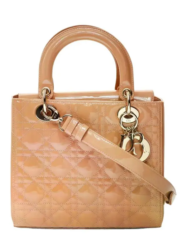 Dior Lady Two-way Handbag - Neutrals