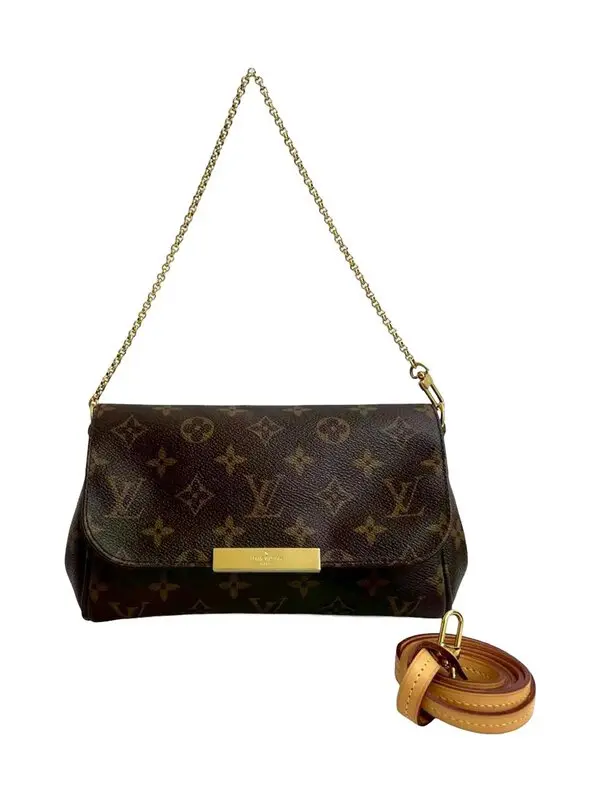 LOUIS VUITTON 2014 Monogram Favorite Pm - Brown