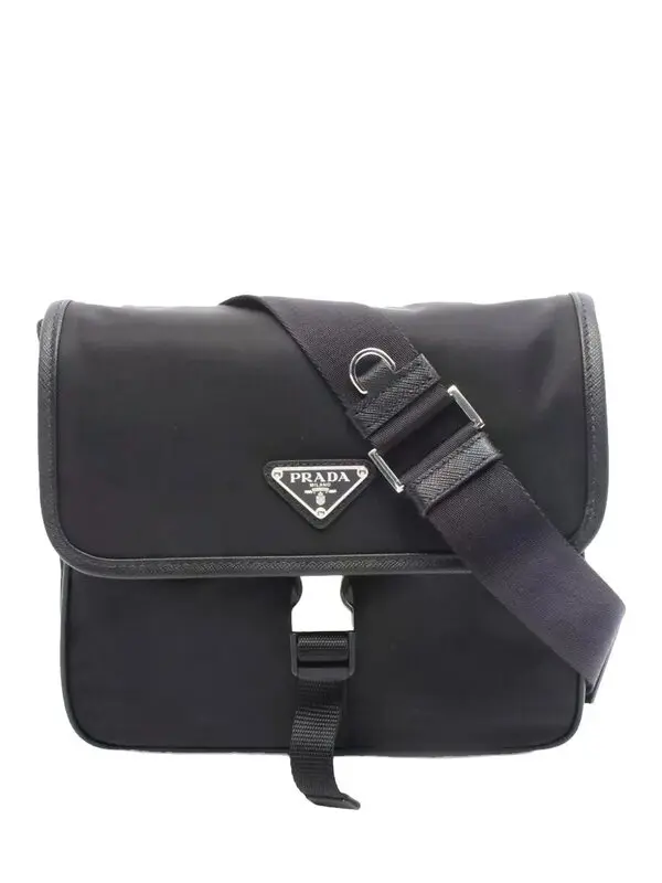 Prada 2013-2026 Tessuto Crossbody Bag - Black