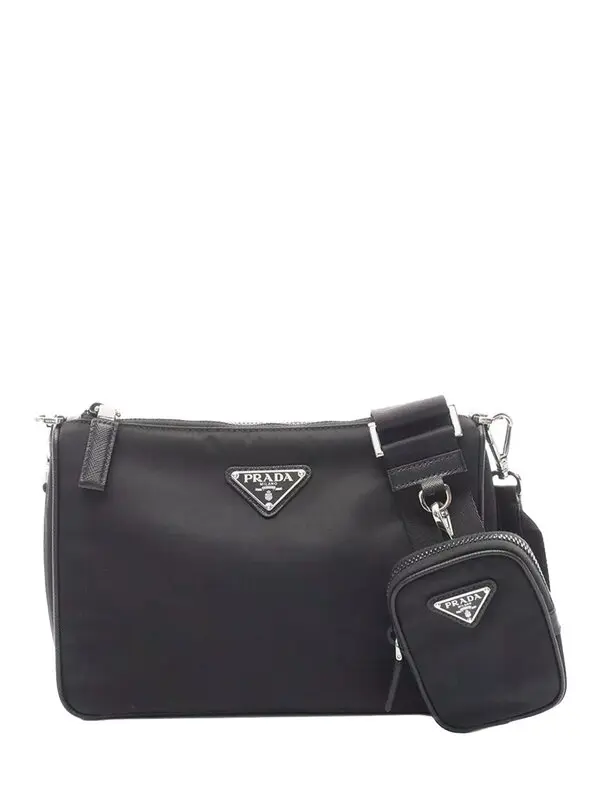 Prada 2013-2026 Tessuto Crossbody Bag - Black