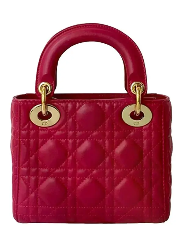 Dior Mini Lady Satchel - Pink