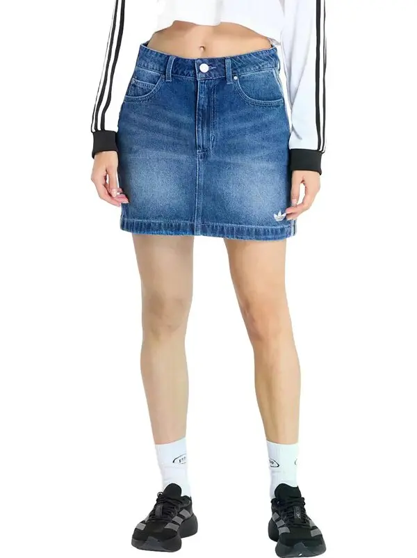 Adidas 3-stripes Mini Skirt - Blue