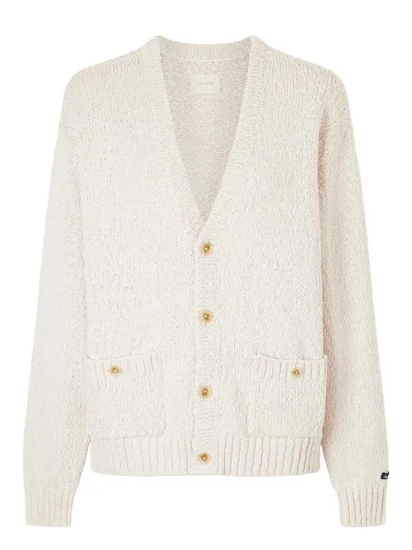 Aimé Leon Dore Cotton Cardigan - Neutrals