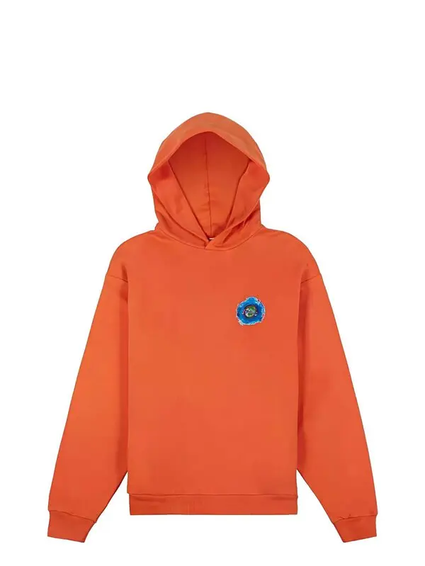 Marni Watercolor Print Hoodie - Orange