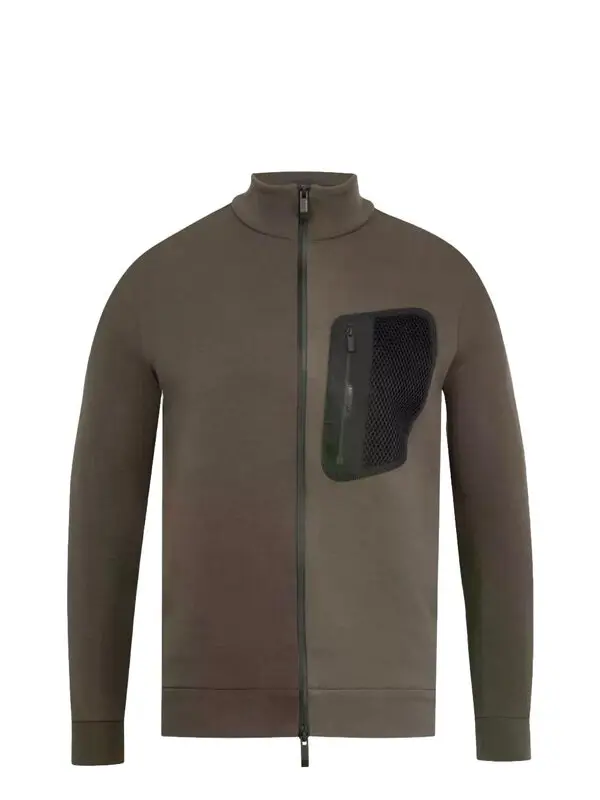 Moncler Zip Pocket Sweatshirt - Brown