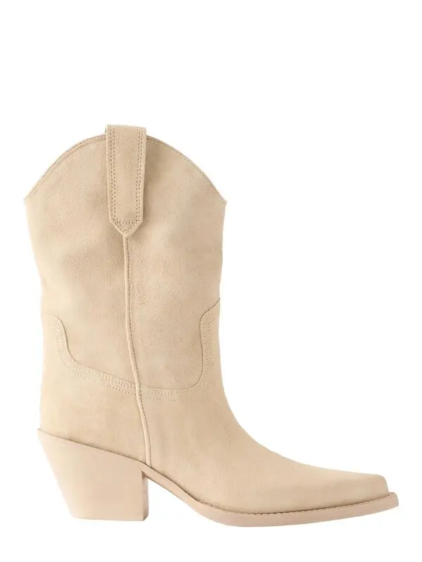 Paris Texas Dakota Suede Ankle Boots - Neutrals