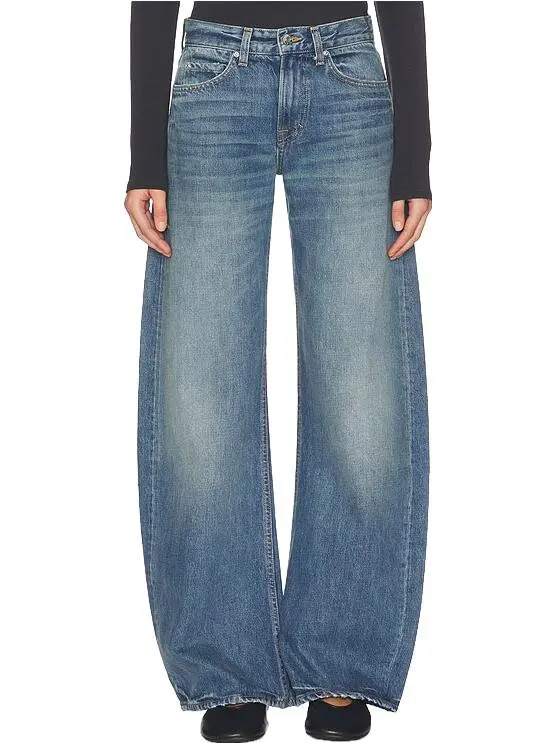 GRLFRND Rory Short Rise Baggy Jeans - Elysian Park Dr