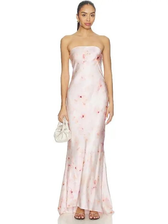 LOVERS AND FRIENDS Ines Gown - Light Pink Floral