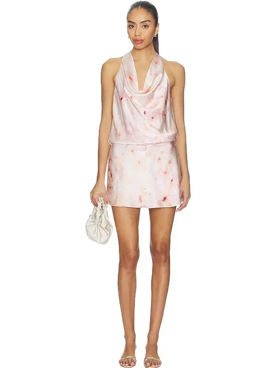 LOVERS AND FRIENDS Ines Mini Dress - Light Pink Floral