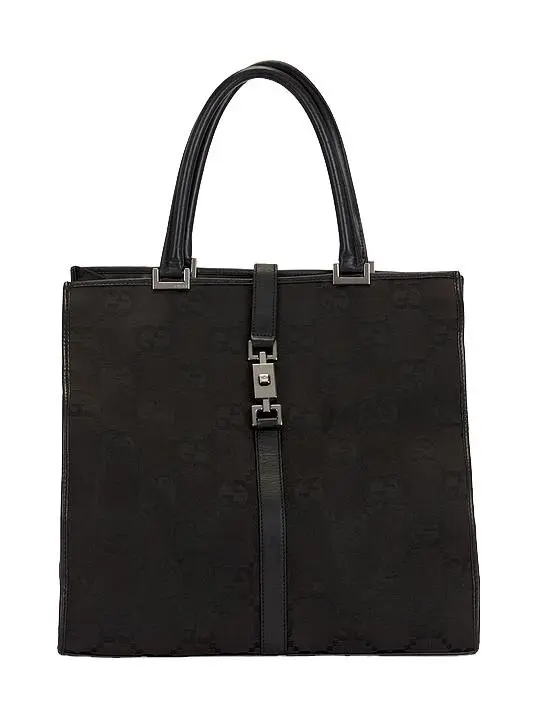 FWRD RENEW Gucci Bardot Tote Bag - Black