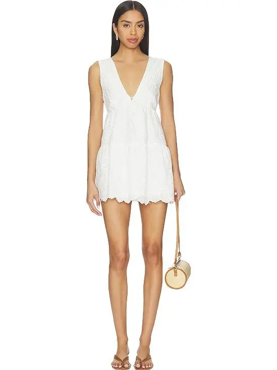 MORE TO COME Luz Mini Dress - White