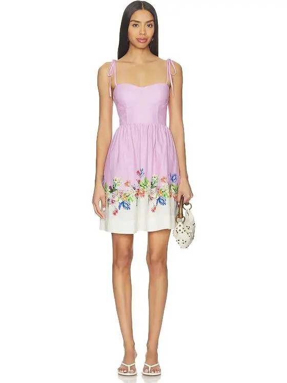 Yumi Kim Alyssa Dress - Blooming Stripe Lilac