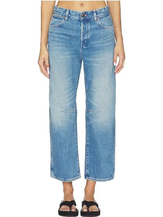Madewell Darted Barrel Jeans - Retro Bright Wash