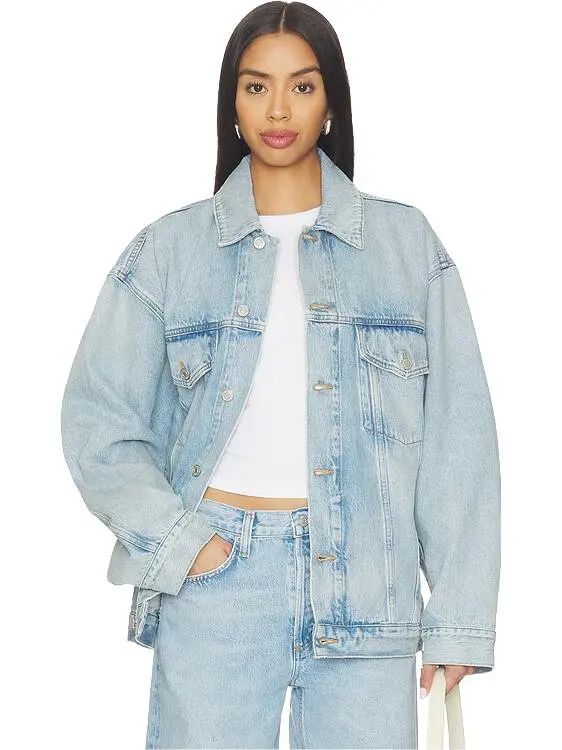 AGOLDE Evin Denim Jacket - Scroll