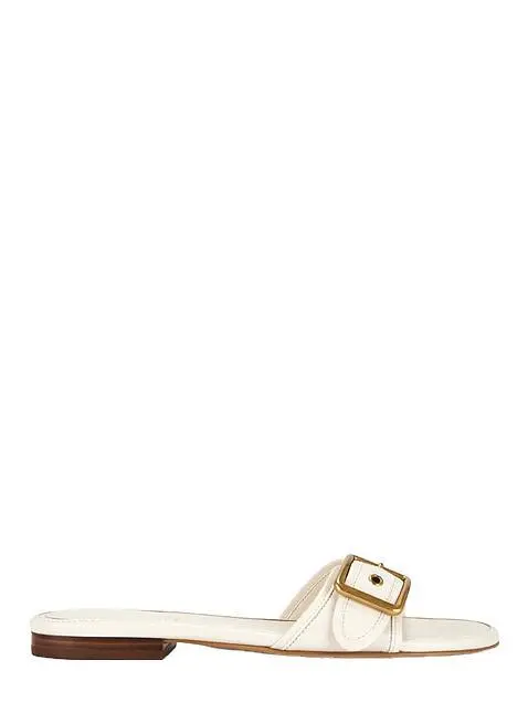 COACH Margot Flat Sandal - Chalk