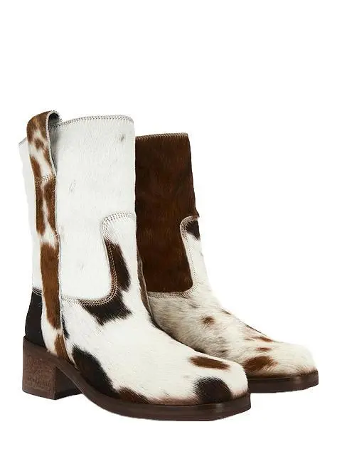 ALLSAINTS Terri Boot - Cow Print