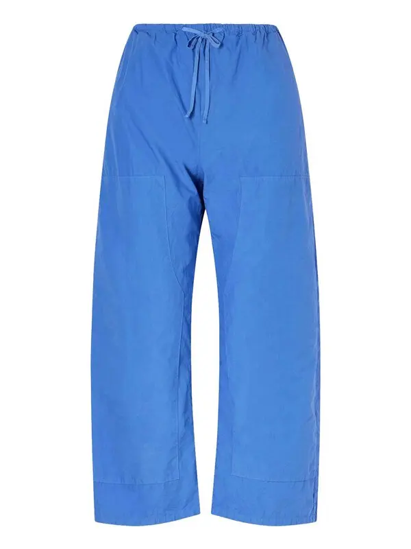 LESET Kyoto Cotton Wide-leg Pants - Blue