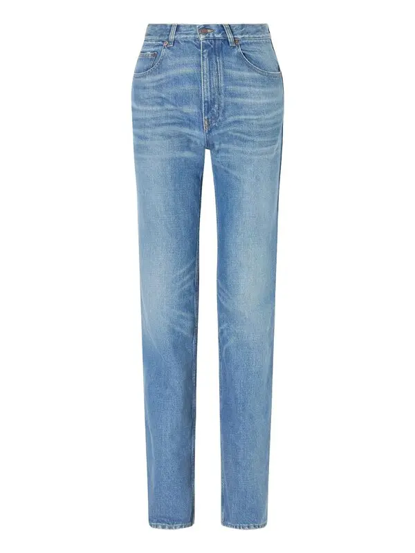 Chloé Slim-leg Denim Pants - Blue