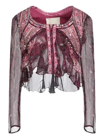 Isabel Marant Silk Blend Shrug - Purple