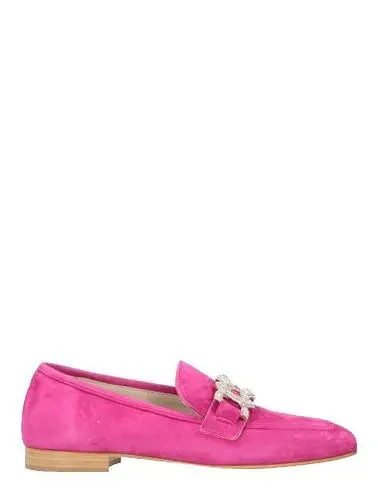 BALDININI Fuchsia Leather Loafers - Pink